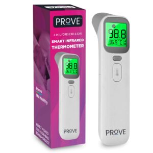 prove multifunction infrared thermometer | 4-in-1 infrared thermometer |color changing fever indicator