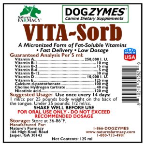 dogzymes vita-sorb (125 ml)