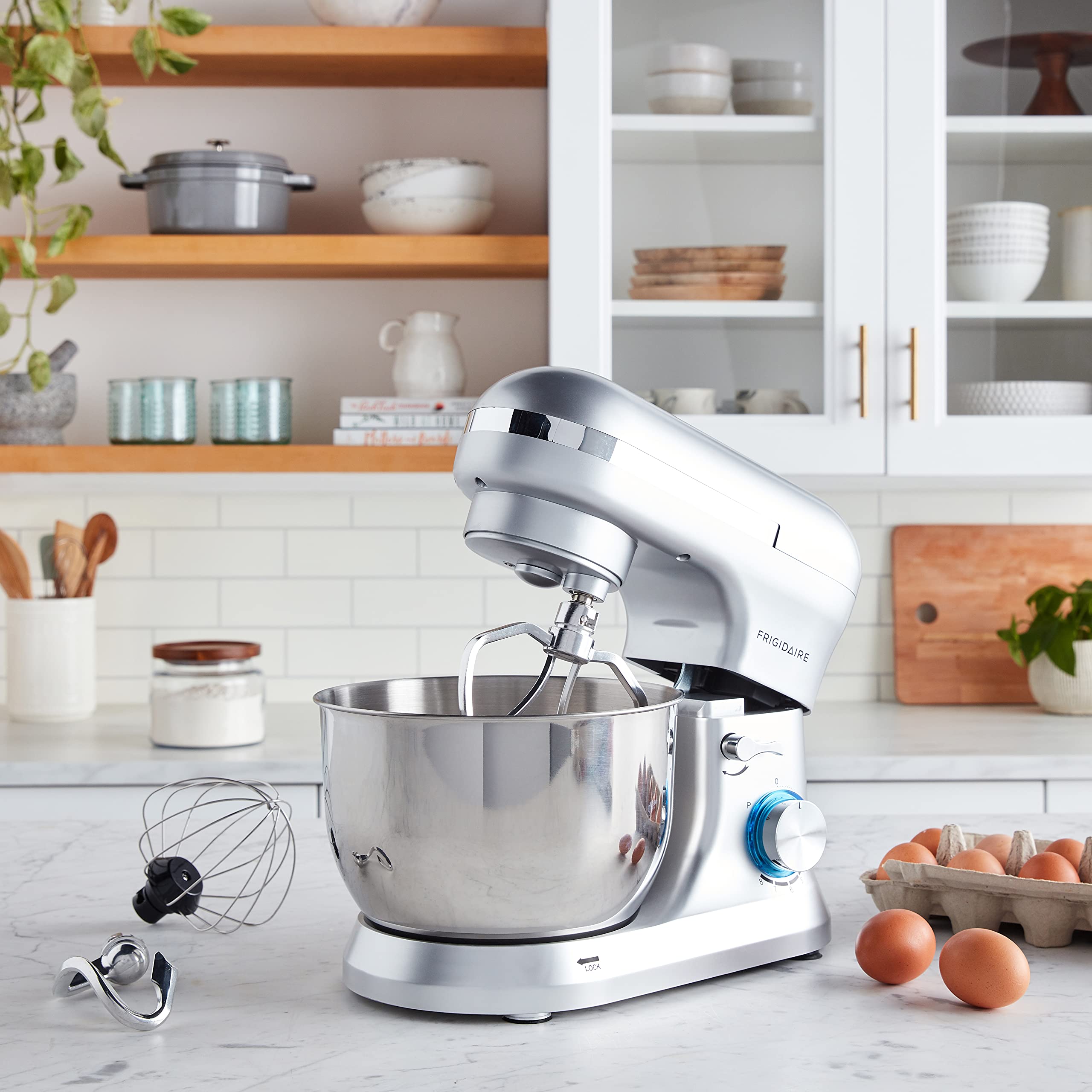 Frigidaire 4.5L Retro Stand Mixer (Silver)