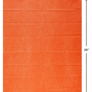 Papyrus 8 Sheet Orange Tissue Paper for Halloween, Thanksgiving, Birthdays and All Occasions