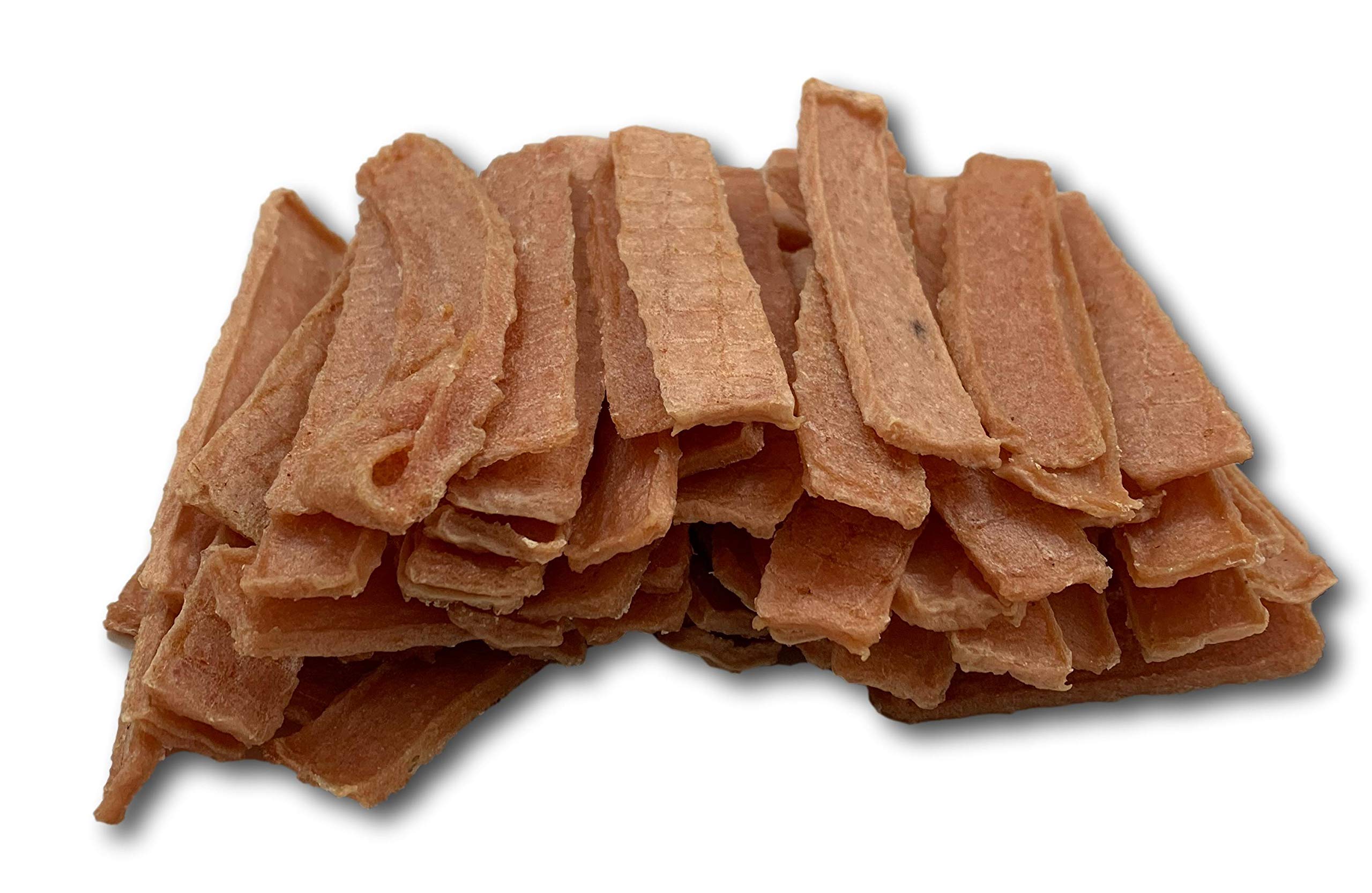 Top Dog Chews - Flat Turkey Tendons for Dogs, 1LB / 16 OZ, Made in The USA, 100% Natural Chew Treats for Dental Care and Stress Relief, Puppy Training Treats for All Breeds