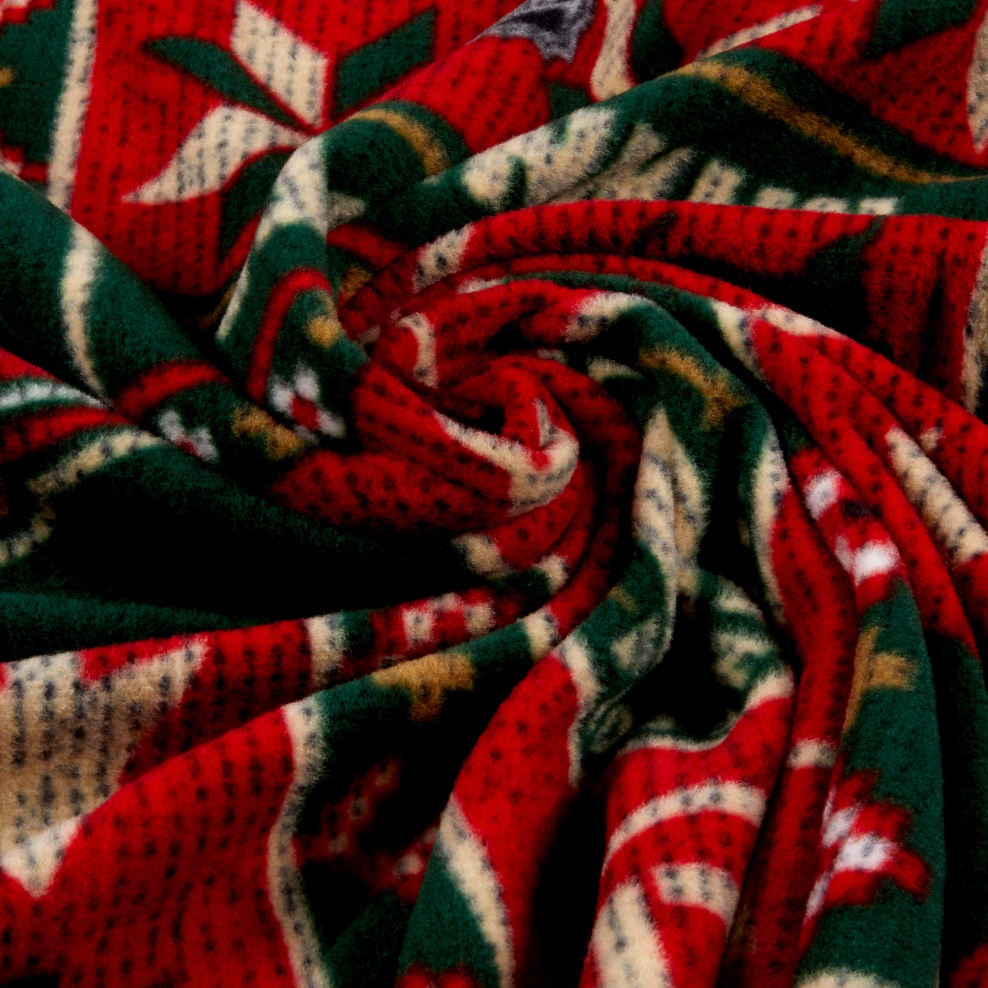 NHL Minnesota Wild Ugly Sweater Fleece, Multi Yard