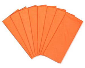 papyrus 8 sheet orange tissue paper for halloween, thanksgiving, birthdays and all occasions