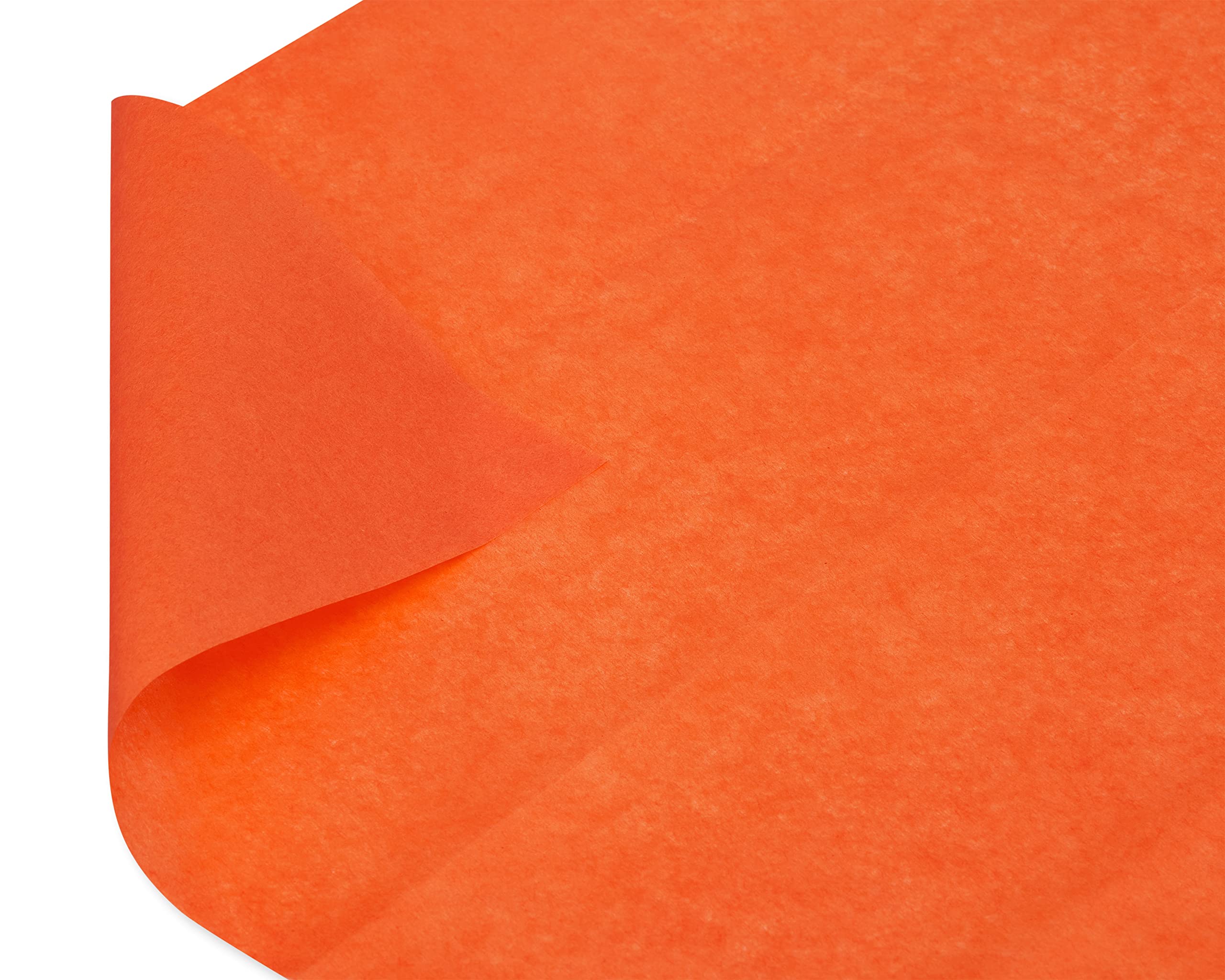 Papyrus 8 Sheet Orange Tissue Paper for Halloween, Thanksgiving, Birthdays and All Occasions