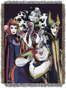 northwest villains woven tapestry throw blanket, 48" x 60", villainous group