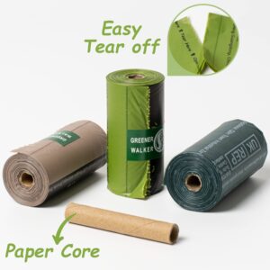 Greener Walker Poop Bags for Dog Waste-540 Bags,Extra Thick Strong 100% Leak Proof Dog Waste Bags (Green)