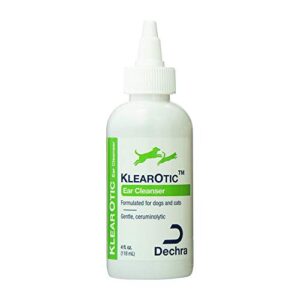 dechratopical klearotic ear cleanser for dogs & cats (4oz)