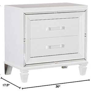 Lexicon Loaghaire 2-Drawer Nightstand, White