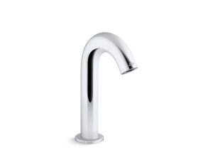 kohler 103b77-sana-cp oblotouchless bathroom sink faucet with kinesis sensor technology, ac powered, chrome finish