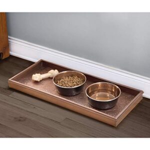 Good Directions 204VB Medallions Tray, Plants, Pet Bowls, and More Boots, Shoes, Storage, and More, Copper Large