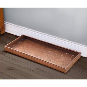 Good Directions 204VB Medallions Tray, Plants, Pet Bowls, and More Boots, Shoes, Storage, and More, Copper Large