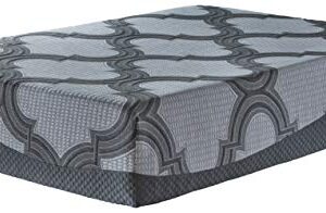 Signature Design by Ashley King Size 14 Inch Hybrid Mattress with Cooling Gel Memory Foam and Lumbar Support Form