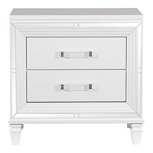 Lexicon Loaghaire 2-Drawer Nightstand, White