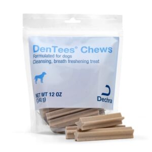 dechra dentees chews bag, 12 oz