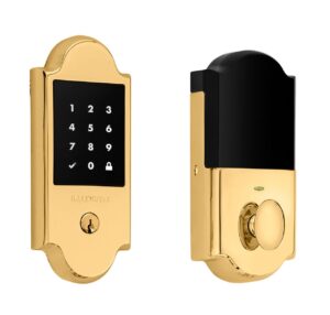 baldwin 8235.003.zw boulder touchscreen with z-wave deadbolt, polished brass