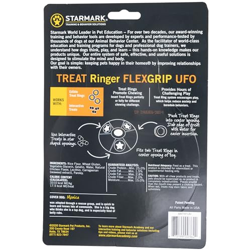 Starmark Treat Ringer FlexGrip UFO Medium