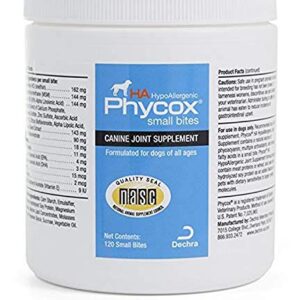 Phycox 120 Count HypoAllergenic Small Bites for Pets