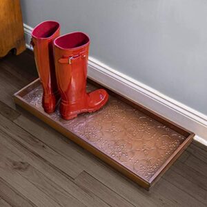 Good Directions 204VB Medallions Tray, Plants, Pet Bowls, and More Boots, Shoes, Storage, and More, Copper Large