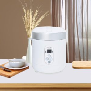 [Yamazen] Rice cooker 0.5-1.5 go Microcomputer-type small mini rice cooker with rice cracker mode for warm living Reservation function White YJG-M150 (W) Japan Import