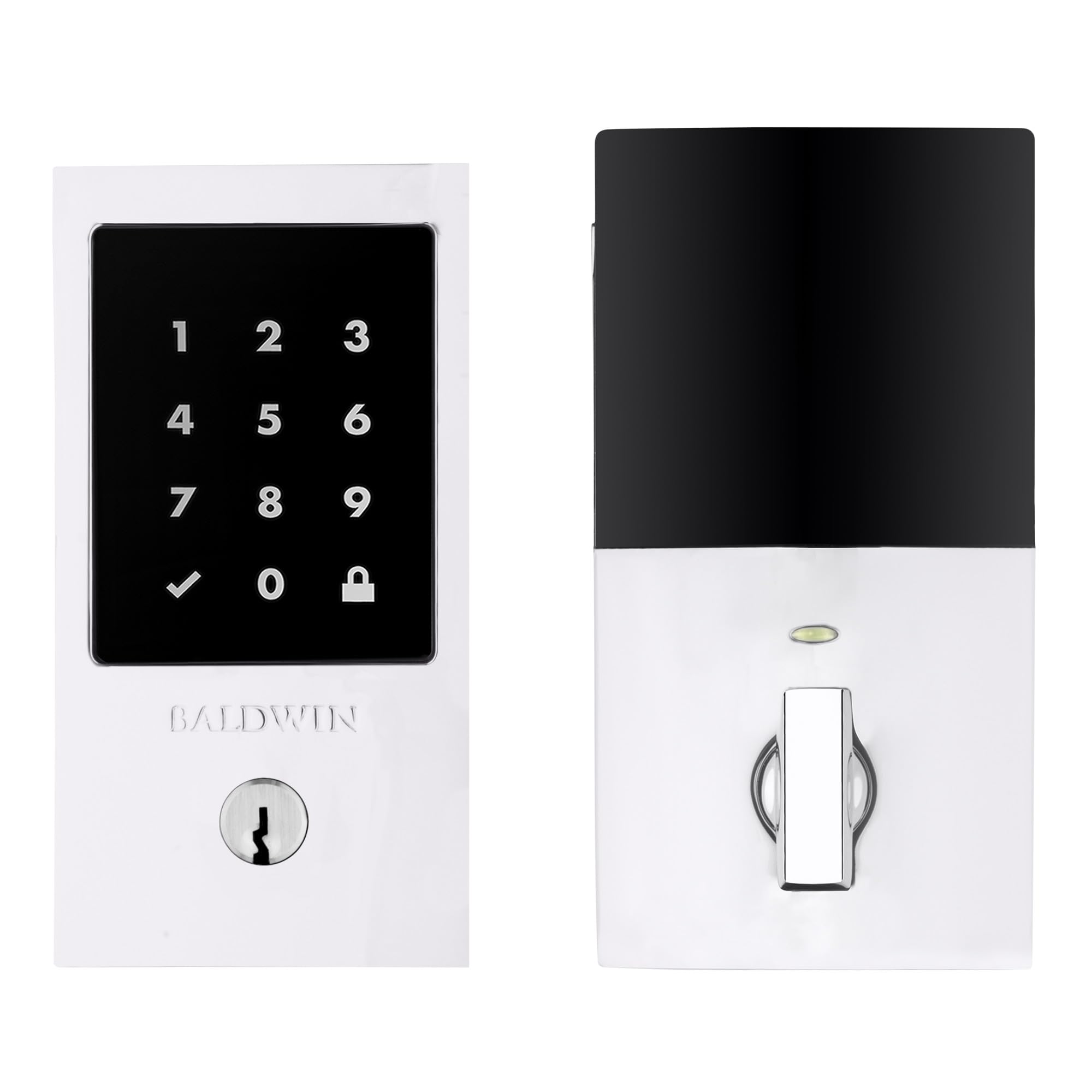 Baldwin 8225.260.ZW Minneapolis Touchscreen with Z-Wave Deadbolt, Polished Chrome