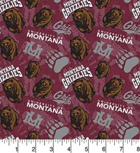 sykel entrprises university of montana cotton fabric with new tone on tone design newest pattern