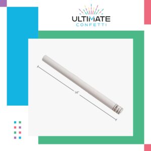 Ultimate Confetti Wand 14 inch Confetti Launcher Wand, Gold Streamers, 8 Pack - Great for Parties, Weddings and Events! Tissue, Metallic and Biodegradable Options