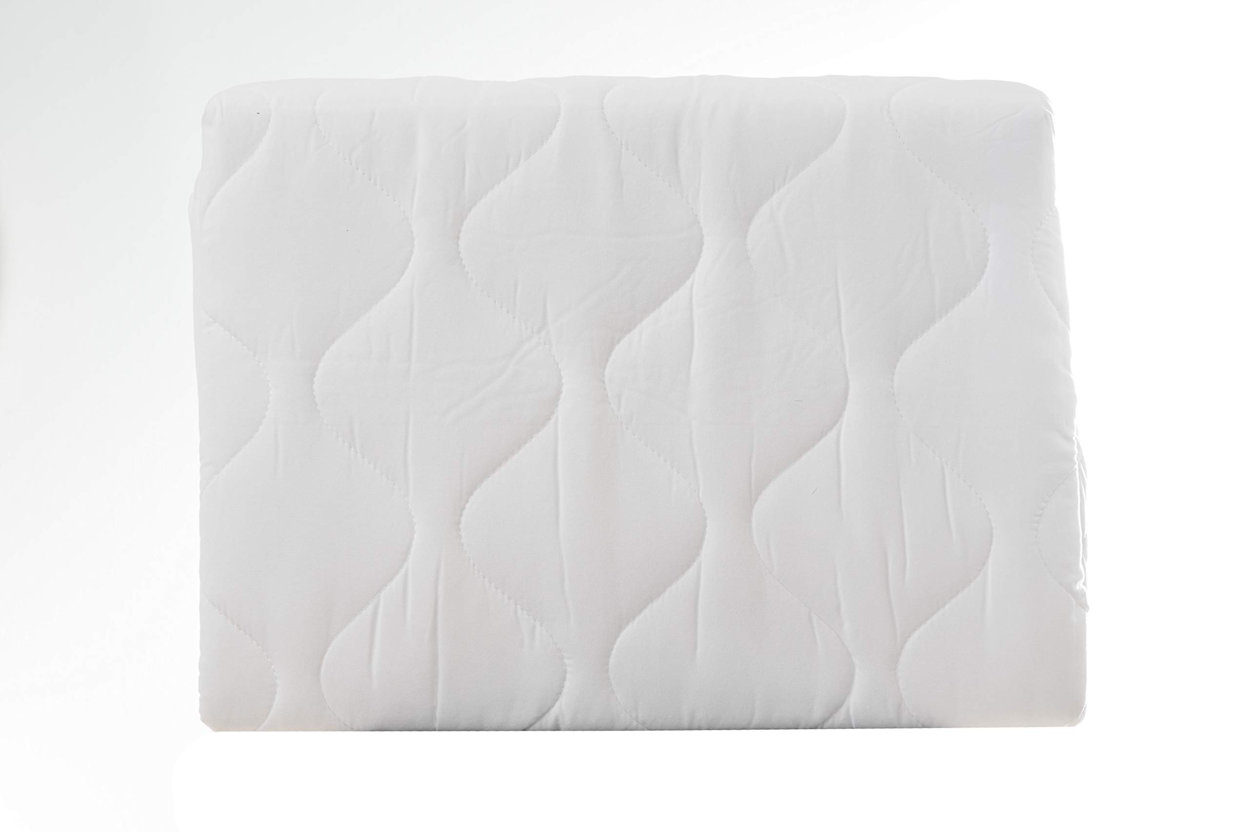 Duck River Harmony Quilted Mattress Pad, Twin, White