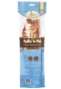 fieldcrest farms nothing to hide natural rawhide alternative large 10'' rolls for dogs - 3 pack (6 chews) premium grade easily digestible chews - great for dental health (beef)