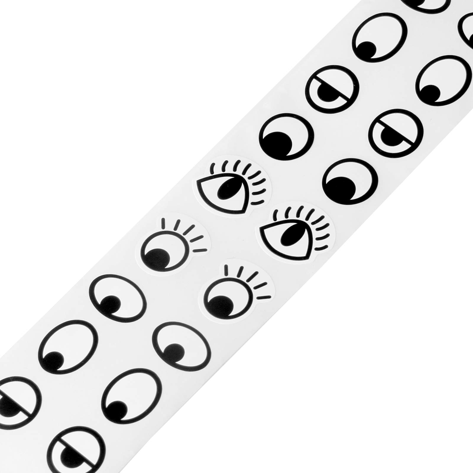 2000 Pieces Eye Stickers Labels. Eyes Self Adhesive Stickers for DIY Handmade Arts and Crafts Toys and Home Decoration（ Black and White）