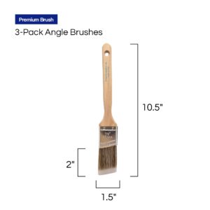 Pro Grade - Paint Brushes - Paint Brush Set (3 Ea 1.5A SC)