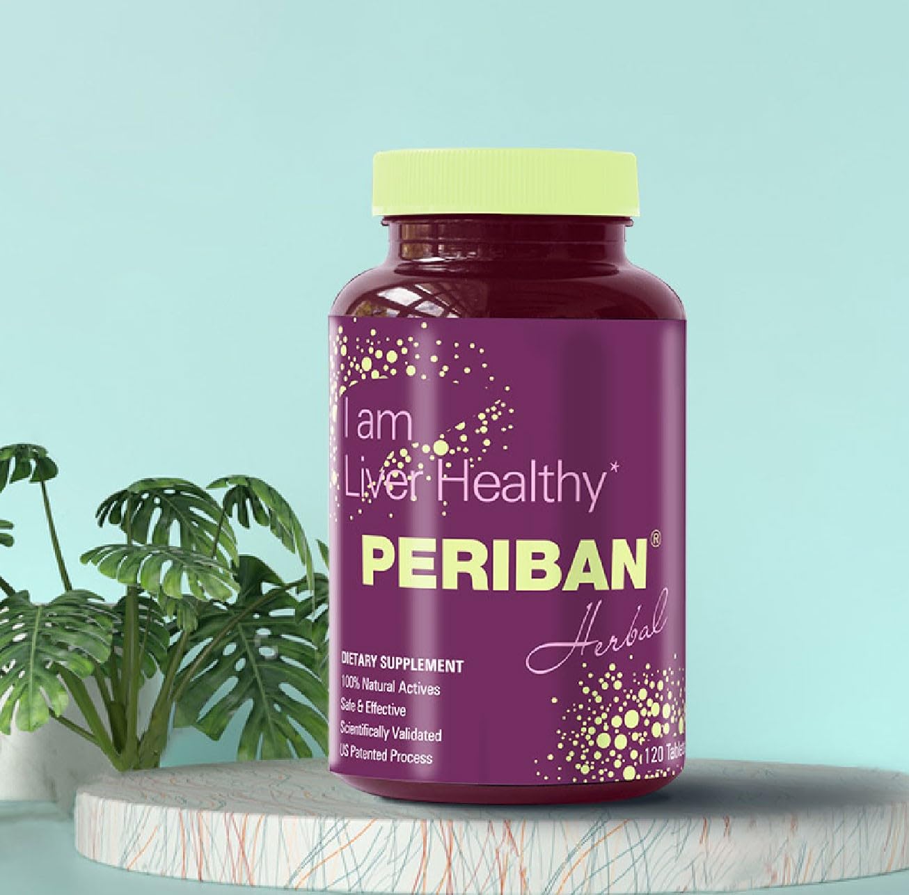 PERIBAN Liver Support -Blend of Andrographis Paniculata, Boerrhavia Diffusa, Tephrosia Purpurea, Phyllanthus Niruri. Proven to Support The Body's Natural Liver Functions and Immune Health