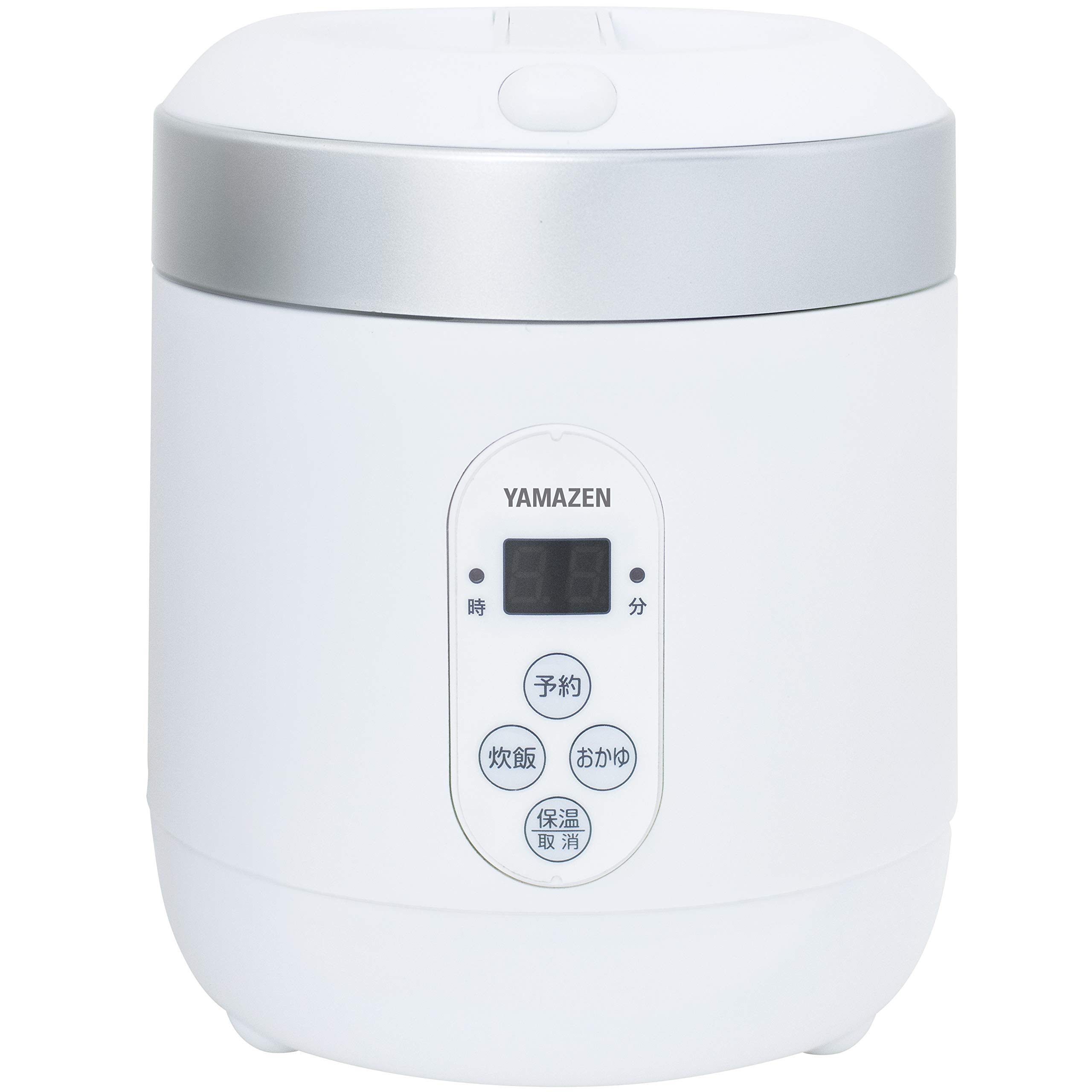 [Yamazen] Rice cooker 0.5-1.5 go Microcomputer-type small mini rice cooker with rice cracker mode for warm living Reservation function White YJG-M150 (W) Japan Import