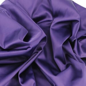 stretch satin fabric purple color for wedding dress decoration diy crafts 49” by 1 yard