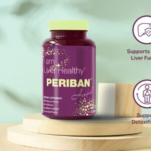 PERIBAN Liver Support -Blend of Andrographis Paniculata, Boerrhavia Diffusa, Tephrosia Purpurea, Phyllanthus Niruri. Proven to Support The Body's Natural Liver Functions and Immune Health