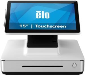 elo paypoint plus for windows retail pos system with 15.6" touchscreen, 2d barcode scanner, receipt printer, and cash drawer - windows 10