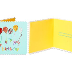 Papyrus Birthday Card Assortment, Balloons and Candles (3-Count)