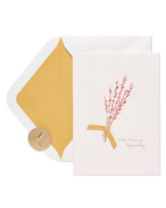 papyrus sympathy card (wishing you comfort)