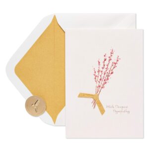 Papyrus Sympathy Card (Wishing You Comfort)