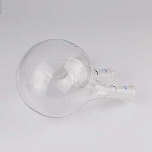 Labasics Glass 1000ml 3 Neck Round Bottom Flask RBF, with 24/40 Center and Side Standard Taper Outer Joint, 1000ml