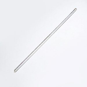 glass stirring rod, 8" long, 5mm diameter