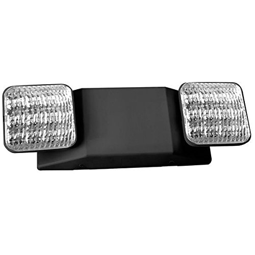 The Lighting Source Black LED Emergency Light