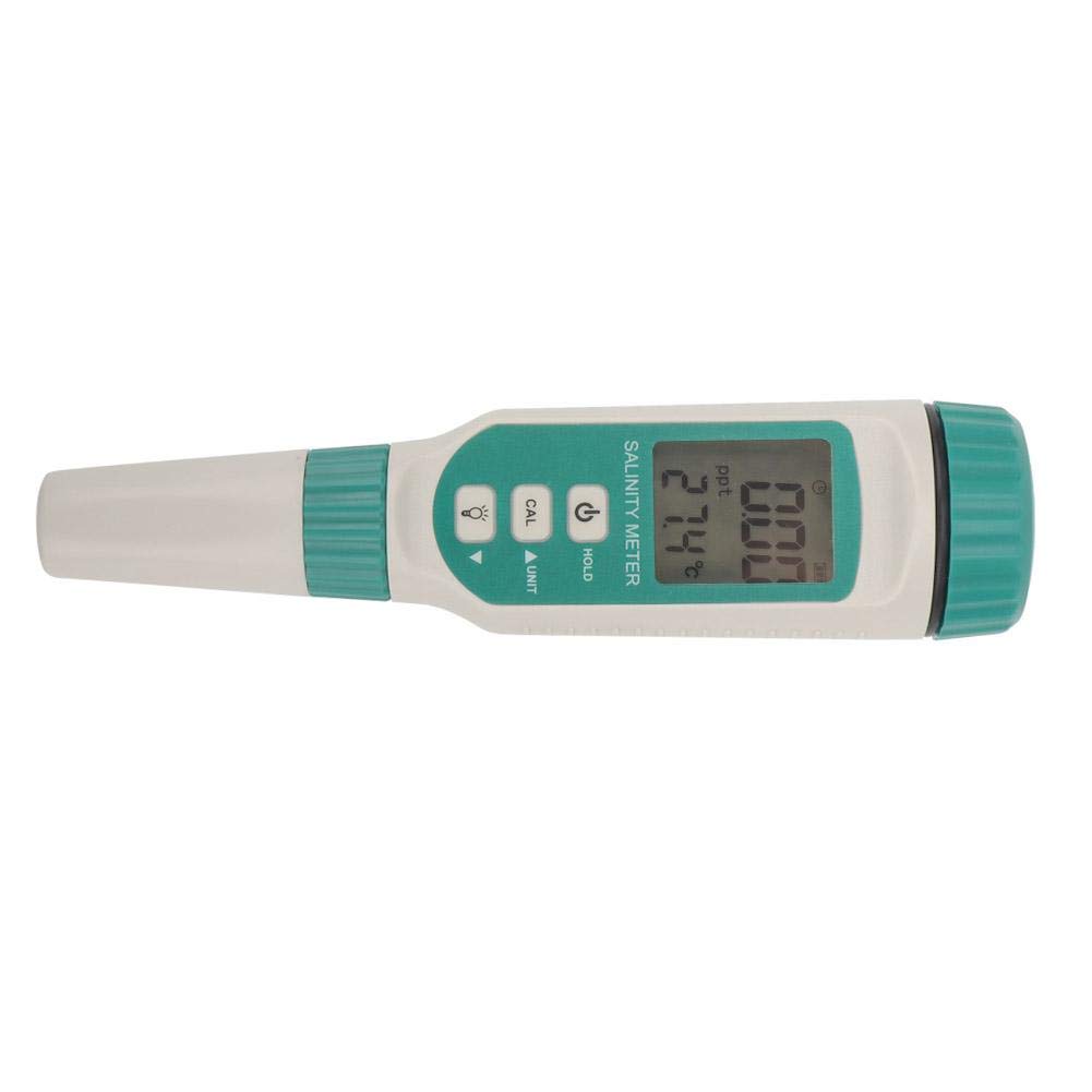 Digital Salinity Tester with Smart Sensor AR8012 Portable Salinity Meter for Water Source Monitoring, Aquaculture