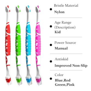 RosyLife Dog Toothbrush pet Toothbrush Finger Toothbrush Small to Large Dogs,Cats with Soft Bristles Non Slip Dual Head Dog Toothbrush