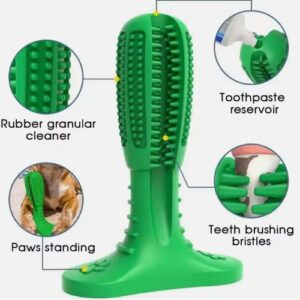 Dental and Treat Chew Sticks – Fresh Breath & Plaque Control – Peanut Butter Chew Toy - for Dogs, Pigs, Rabbits, or Other Pets - (Green)