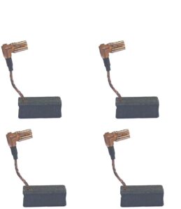 4 pcs carbon motor brush compatible with dewalt dwe4120 / dwe4011,dewalt n097696 grinder motor replacement part