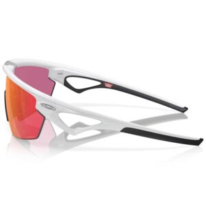 Oakley Unisex Sunglasses Matte White Frame, Prizm Field Lenses, 36MM