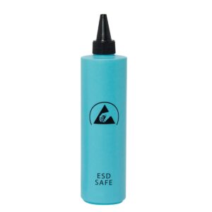 esd safe squeeze bottle,alcohol acetone solvent oil dispenser,squirt water bottles,static dissipative (500ml, blue, 1)