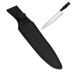 11"~12" chef knife scabbard sheath (black nylon)