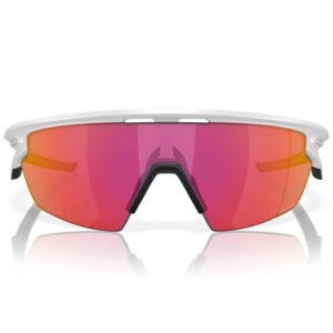 Oakley Unisex Sunglasses Matte White Frame, Prizm Field Lenses, 36MM