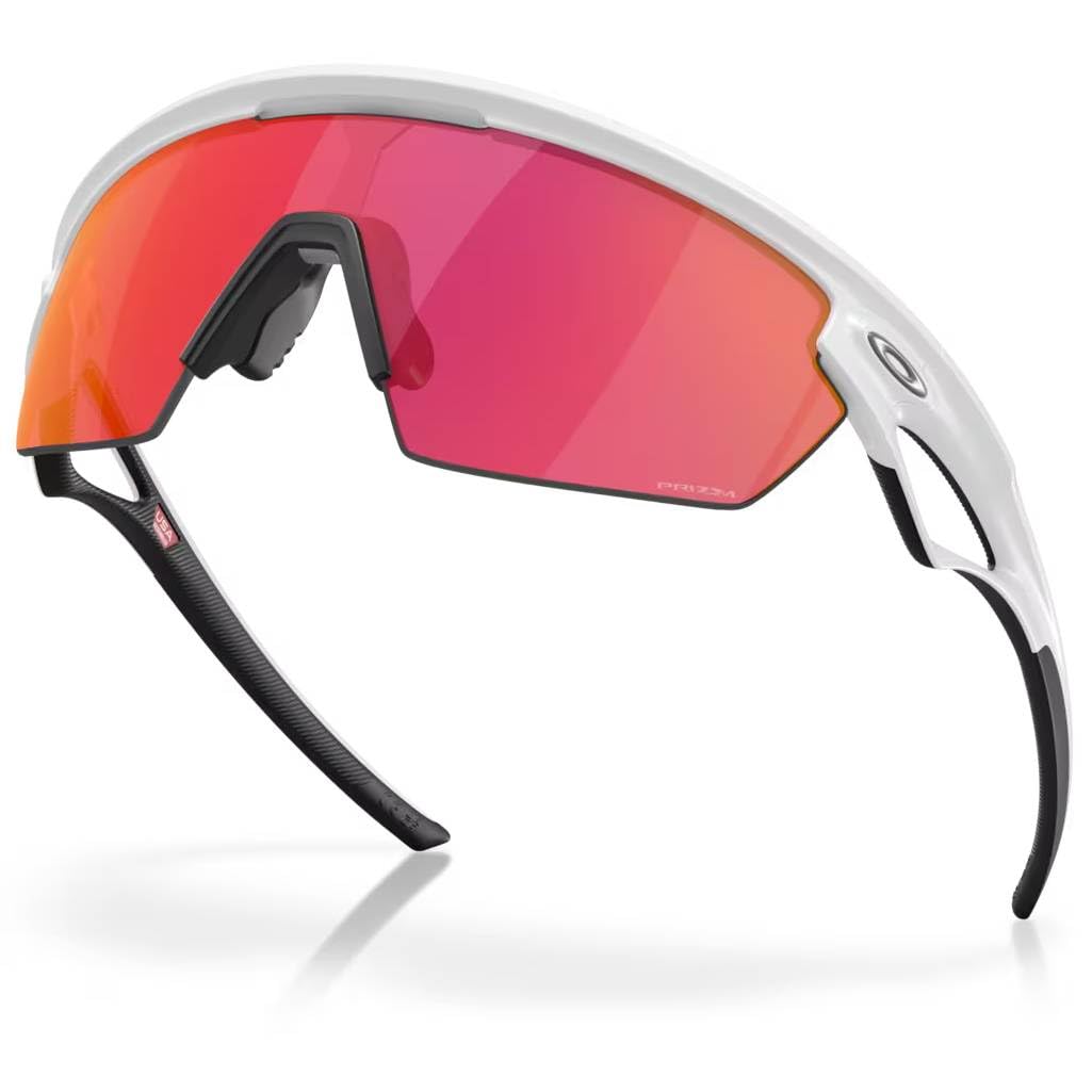 Oakley Unisex Sunglasses Matte White Frame, Prizm Field Lenses, 36MM